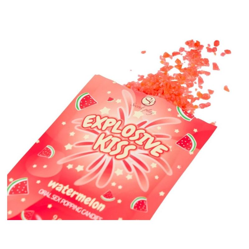 Bonbons sucre pétillant Explosive kiss Pastèque 9g pas cher sur La ...