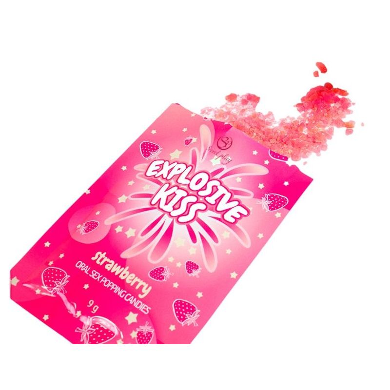 Bonbons sucre pétillant Explosive kiss Fraise 9g pas cher sur La Bo...